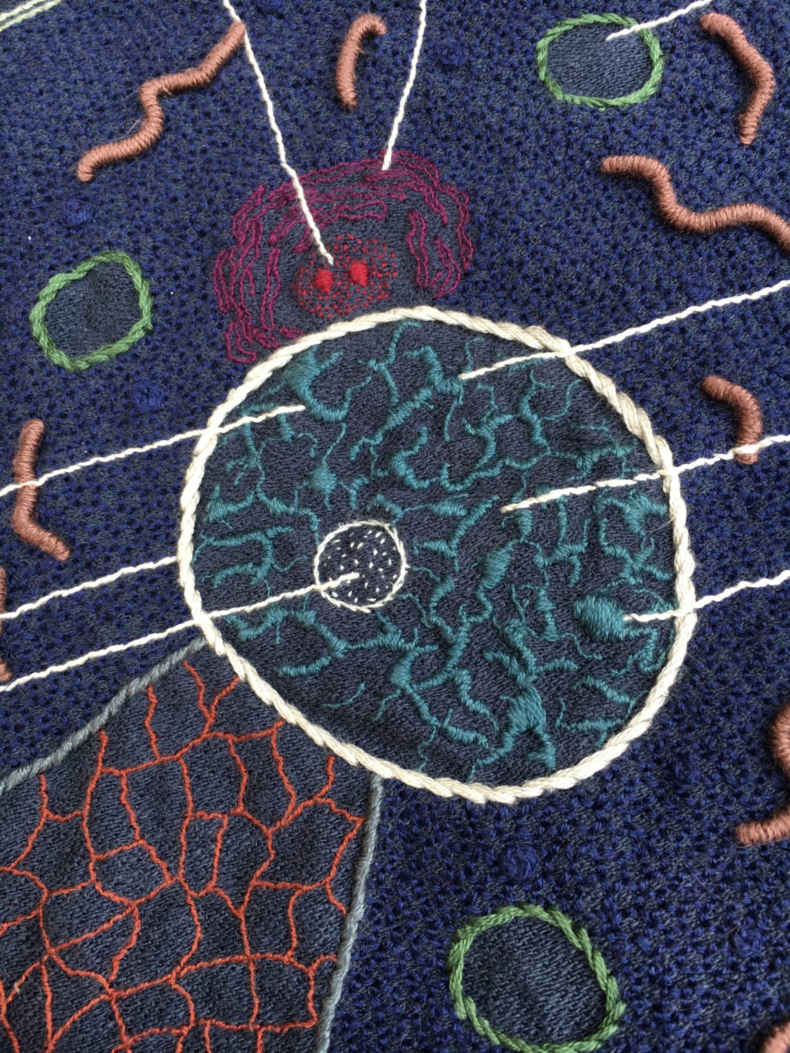 New Embroidery: lumen: the cell | Lia Pas