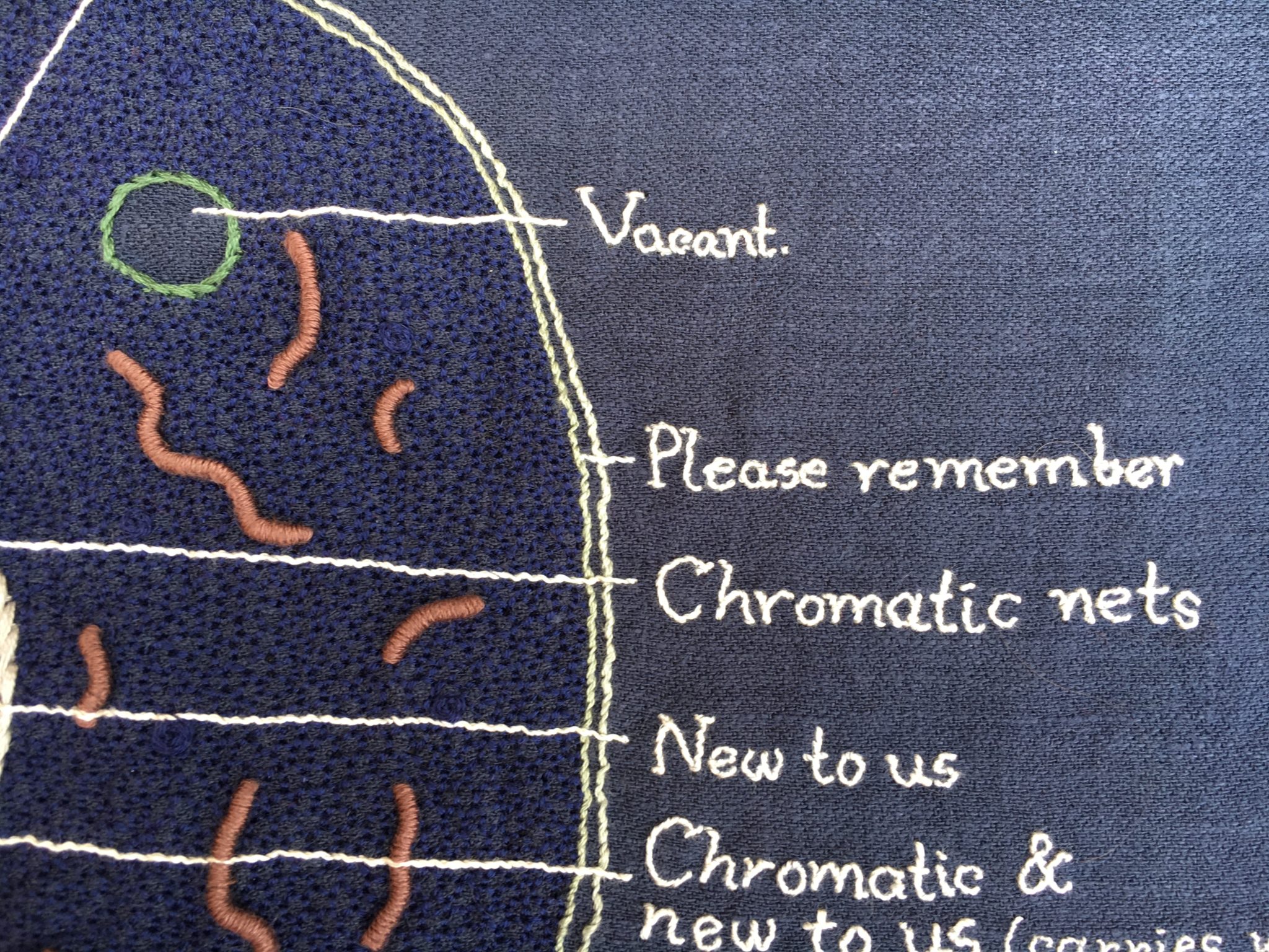 New Embroidery: lumen: the cell | Lia Pas